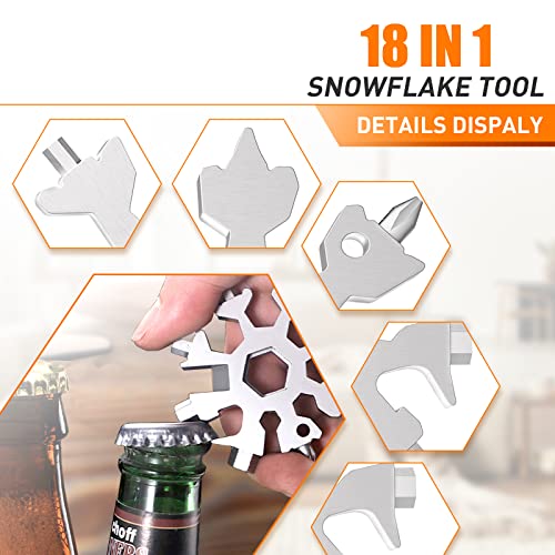 Dusor Stocking Stuffers for Men, Gifts for Men, Universal Socket and Snowflake Multitool, Christmas Gifts for Men, Unique Dad Gifts for Men Who Have Everything