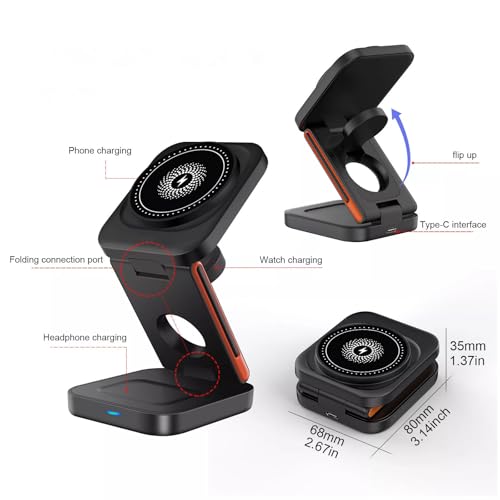 BUBEYYIE Fast Wireless Charger 10W Charging Stand Compatible with iPhone 14 13 12 11 Pro XR XS X 8 Plus Samsung Galaxy S22 S21 20 S10 Note 20 10 Google LG and Other Cell Phones (Black)