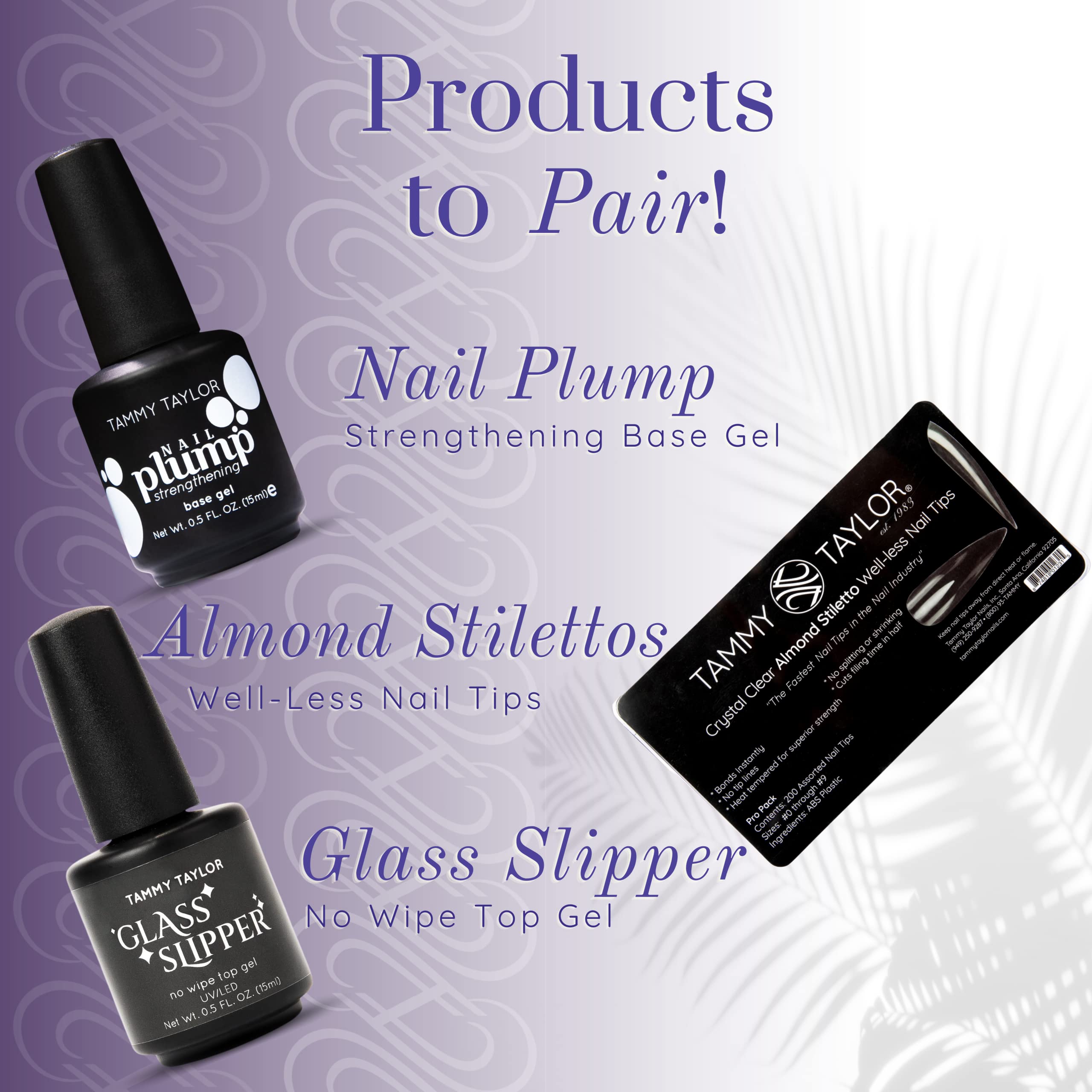 Tammy Taylor Peel N' Stick Purple Terminator 100g File | Professional, Salon Grade Manicure File | Washable & Disinfectable with Emery Board | 25 Pack