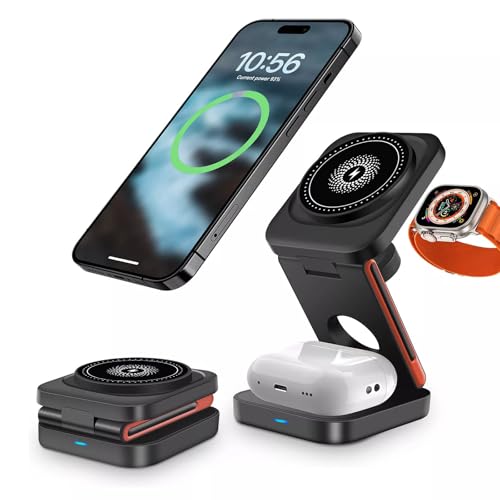 BUBEYYIE Fast Wireless Charger 10W Charging Stand Compatible with iPhone 14 13 12 11 Pro XR XS X 8 Plus Samsung Galaxy S22 S21 20 S10 Note 20 10 Google LG and Other Cell Phones (Black)