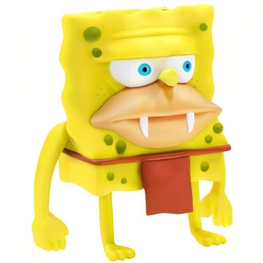 Super7 Spongebob Squarepants SpongeGar - 3.75" Spongebob Action Figure Classic Cartoon Collectibles and Retro Toys