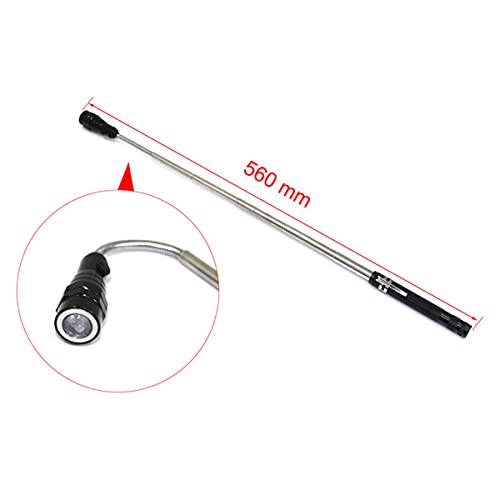 TTSLVS Gifts for Dad&Men Fathers Day,Magnetic Pickup Tool with LED, Telescoping Magnet Flashlight Pickup Stick Cool adget,Thanksgiving Day Christmas Stocking Stuffers Gift for Husband Boyfriend,Blue
