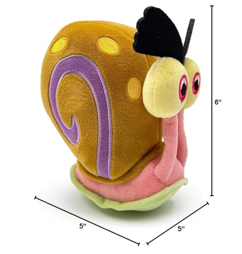Youtooz Larry The Snail 6" Stickie Plush, Collectible Spongebob Squarepants Plushie