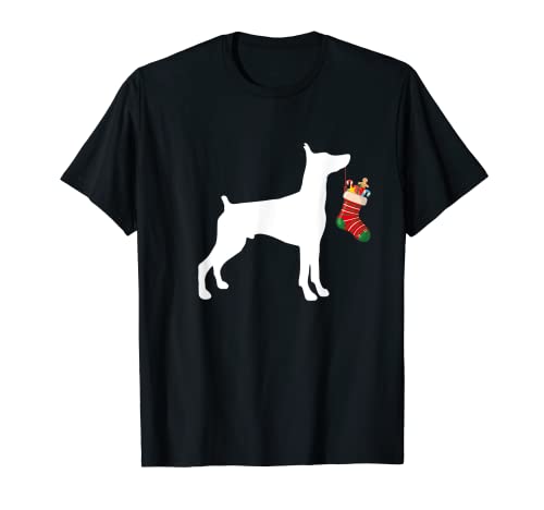 Miniature Pinscher Christmas Stocking Stuffer Dog T-Shirt