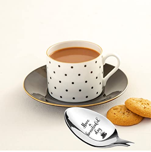 Have A Brewteaful Day Engraved Spoon Gift | Birthday Gift for Men Women | Christmas Gifts | Ideal Gift For Tea Coffee Lovers | Stainless Steel 7 inch Spoon
