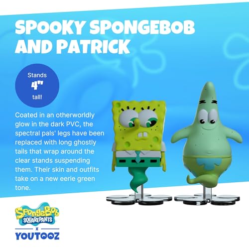 Youtooz Spooky Spongebob and Patrick 4" Inch Vinyl Figure, Collectible Spooky Spongebob & Patrick 2-Pack Figure by Youtooz Spongebob Squarepants Collection