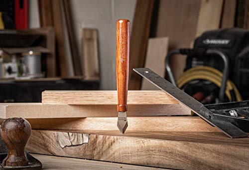 Clarke Brothers Marking Knife – Wood Marking Gauge – Premium Woodworking Tool with Double High Carbon Steel Blade – Quality Design with Ultra-Sharp Blade – Beautiful Wooden Handle