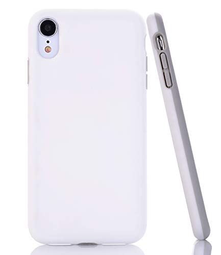 BAISRKE Case for iPhone XR, Hybrid Heavy Duty Protection Case Hard Plastic & Soft TPU Sturdy Shockproof Armor High Impact Resistant Cover for iPhone XR [White]