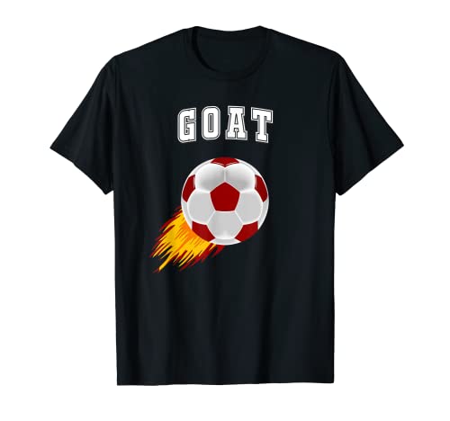 Soccer Greatest Of All Time FĂștbol Goat Football Sports Ball T-Shirt