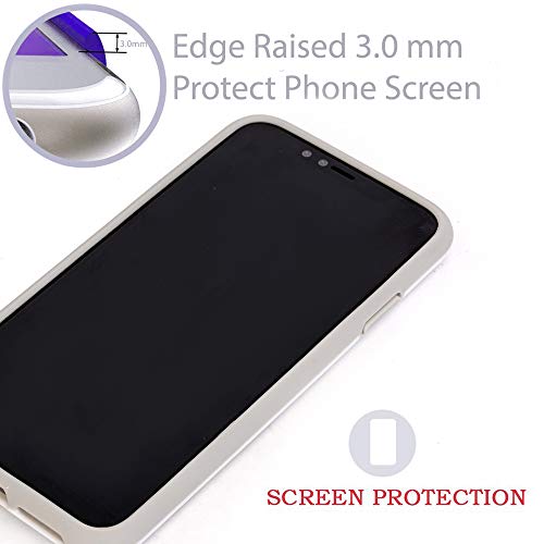 BAISRKE Case for iPhone XR, Hybrid Heavy Duty Protection Case Hard Plastic & Soft TPU Sturdy Shockproof Armor High Impact Resistant Cover for iPhone XR [White]