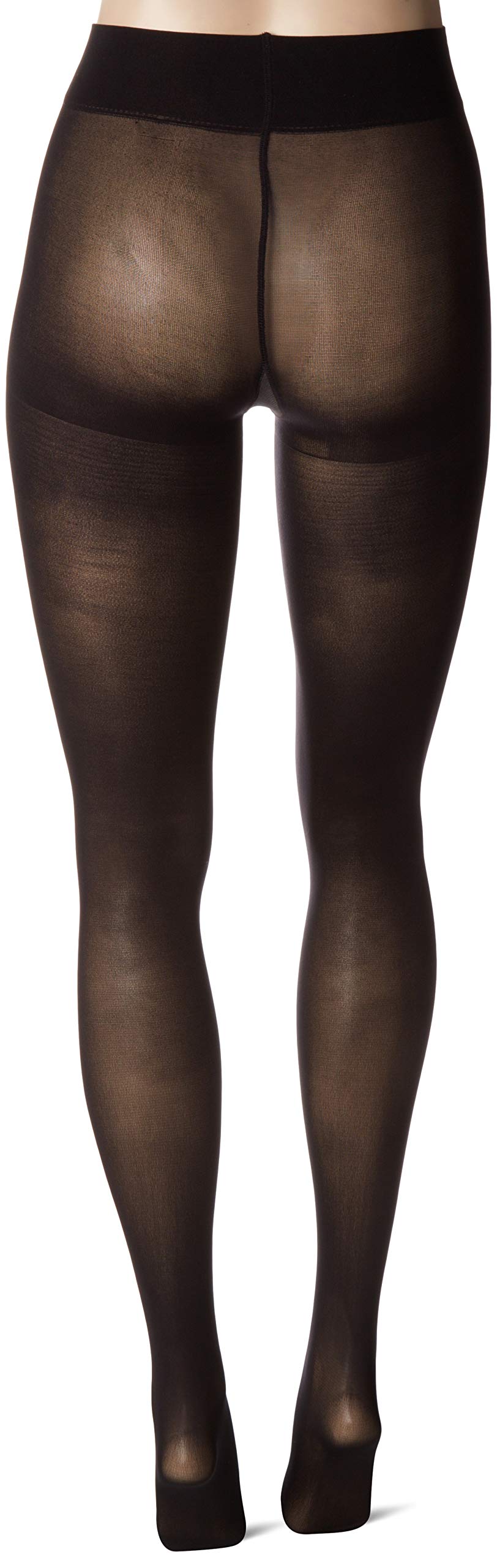 HUE womens Opaque With Control Top 2 Pack Tights, Black, US