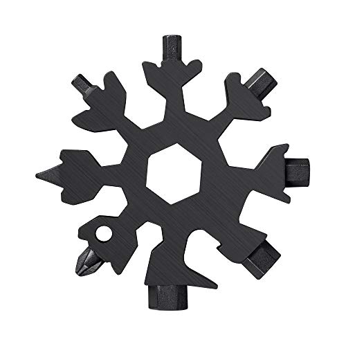 Men Gifts for Christmas Stocking Stuffer, 18-in-1 Snowflake Multi Tools Cool Gadgets Gift for Men Dad Him Husband Bro on Christmas, Valentine Day, Fathers Day, Birthday, Easter