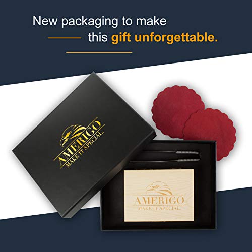 Luxury Whiskey Stones Gift Set - Set of 9 Whiskey Rocks - Reusable Ice Cubes for Drinks - Great Whiskey Gift for Man - Handcrafted Whisky Stones Set - Chilling Stones + Ice Tongs + 2 Classy Coasters