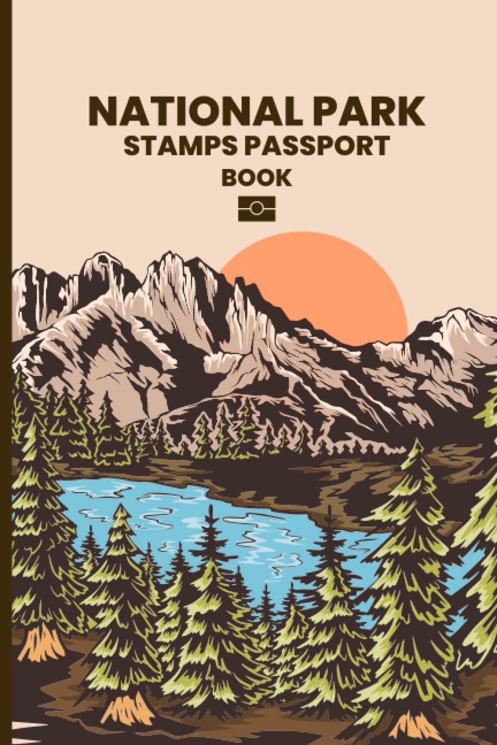 National Park Stamps Passport Book: National park journal document | Outdoor adventure list guide | Backpacking outdoor adventure | National park stamps for passport book