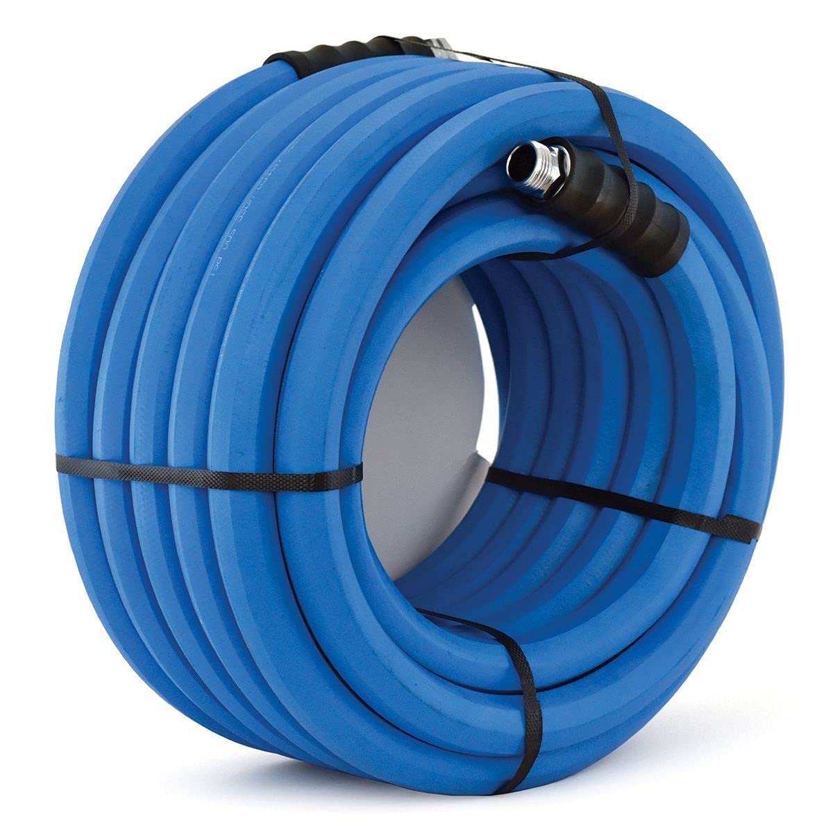 AG-LITE BSALONE100 1" x 100' Hot/Cold Water Rubber Garden Hose, 100% Rubber, Ultra-Light, Super Strong, 500 PSI, 50F to 190F Degrees, High Strength Polyester Braided, 2x Water Flow