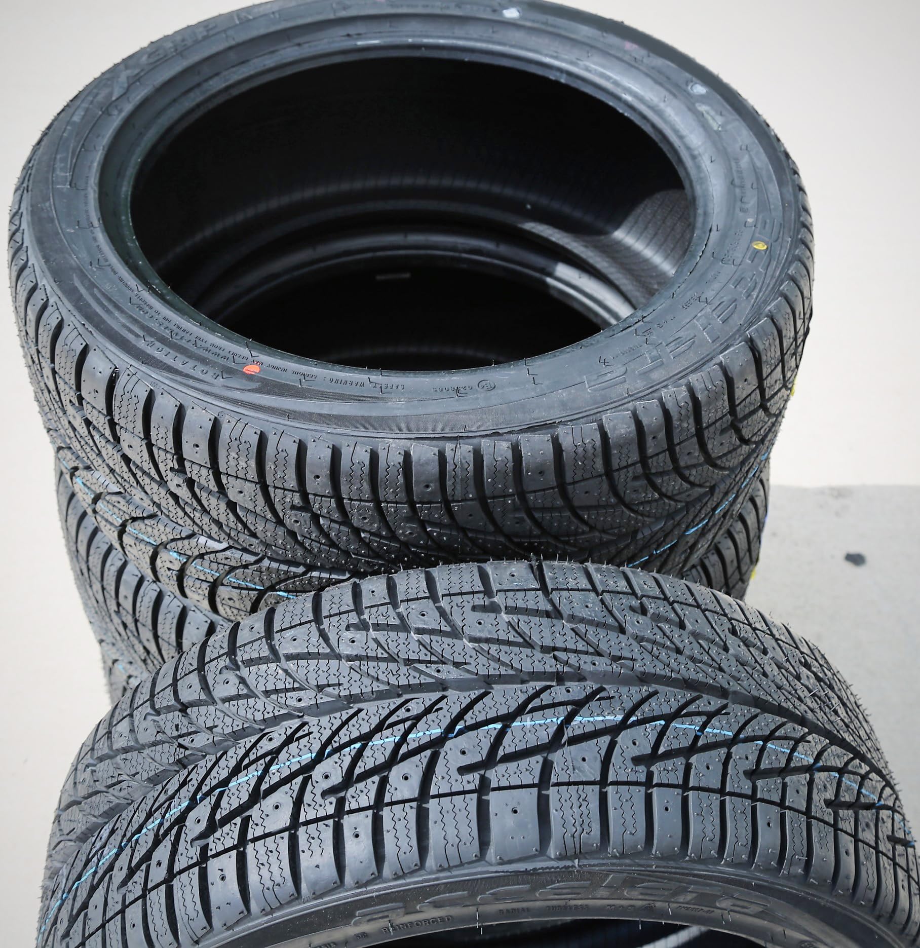 Set of 4 (FOUR) Accelera X Grip Winter Passenger Car Touring Radial Tires-245/40R18 245/40/18 245/40-18 97V Load Range XL 4-Ply BSW Black Side Wall