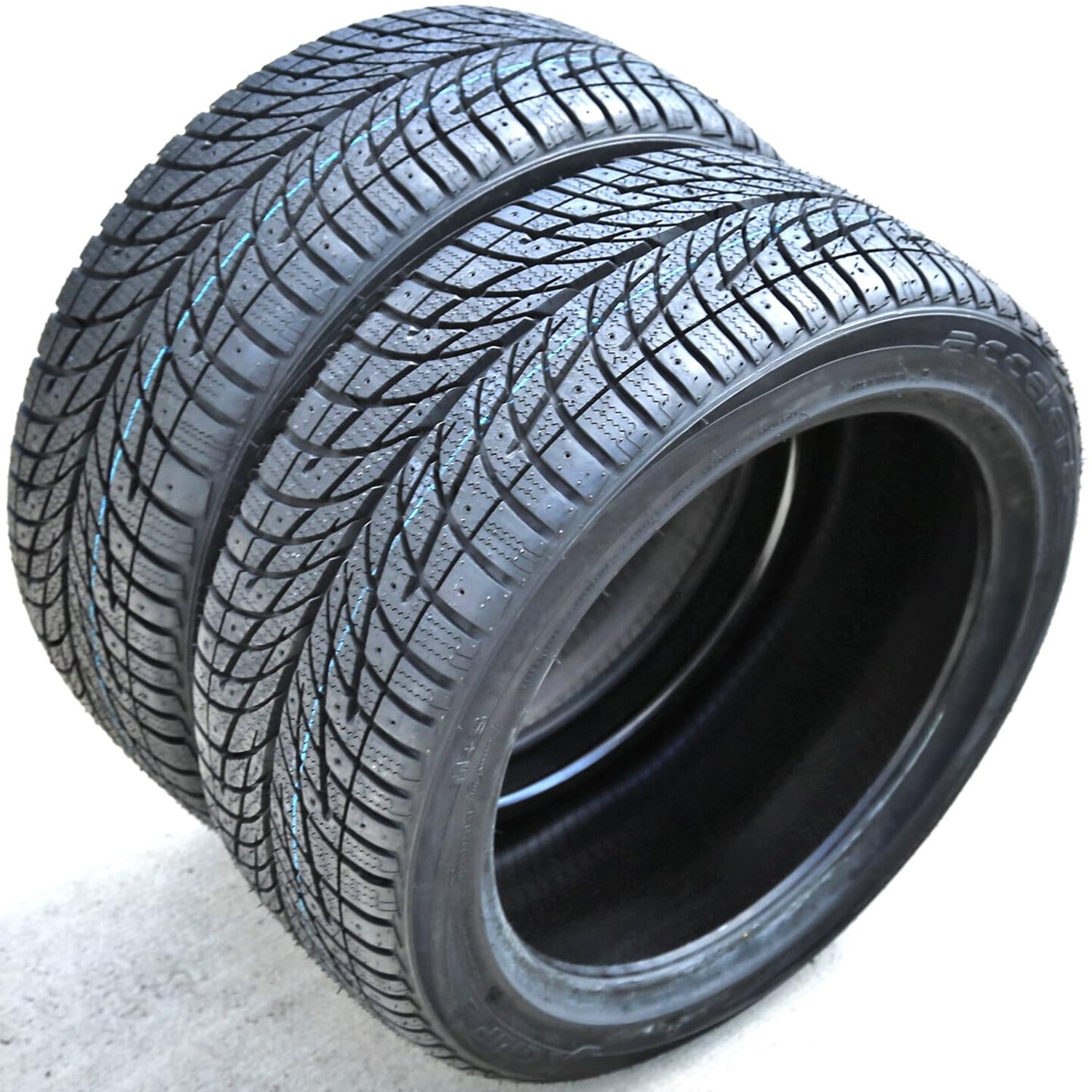 Set of 4 (FOUR) Accelera X Grip Winter Passenger Car Touring Radial Tires-245/40R18 245/40/18 245/40-18 97V Load Range XL 4-Ply BSW Black Side Wall