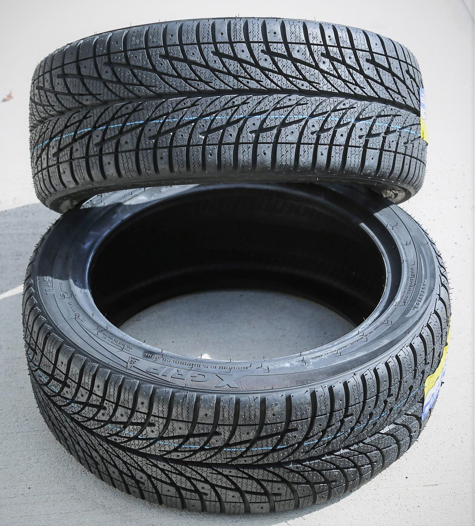 Set of 4 (FOUR) Accelera X Grip Winter Passenger Car Touring Radial Tires-245/40R18 245/40/18 245/40-18 97V Load Range XL 4-Ply BSW Black Side Wall