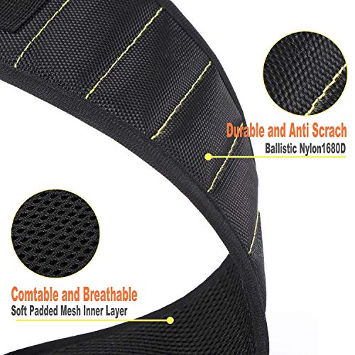 Magnetic Wristband with 20 Strong Magnets for Holding Screws Nails Drill Bits, Father's Day Gifts for Dad, Gadgets Tools, Gifts for Men,Husband, Boyfriend and DIY Handyman
