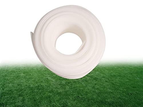 QuQuyi 1" PE Backwash Hose, Lay Flat Hose Lightweight Expandable Discharge Hoses for Lawn Garden Pool 49 FT