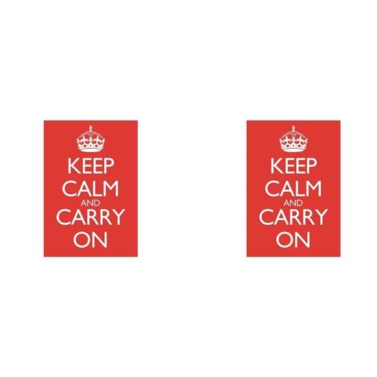 CafePress Large Mug Double Red Keep Calm And Carry On Mugs Ceramic Coffee Mug, Tea Cup 11 oz