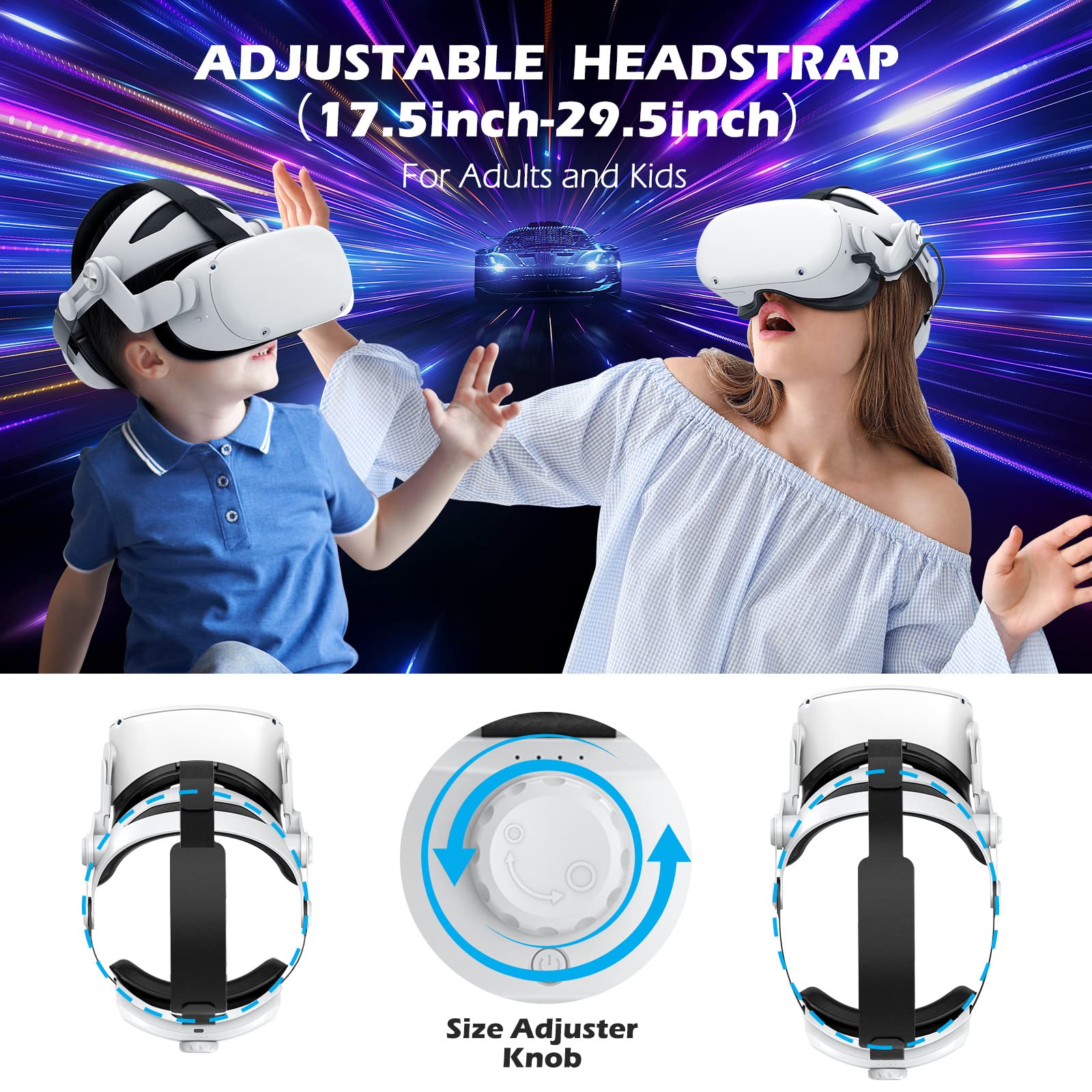 YOGES Charging Dock for Meta Quest 3 & Quest 3S, 2-in-1 Fast Charging Station with 2 Rechargeable Batteries, Charge VR Headset and Controllers, Charging Stand for Oculus Quest 3/3S Accessories