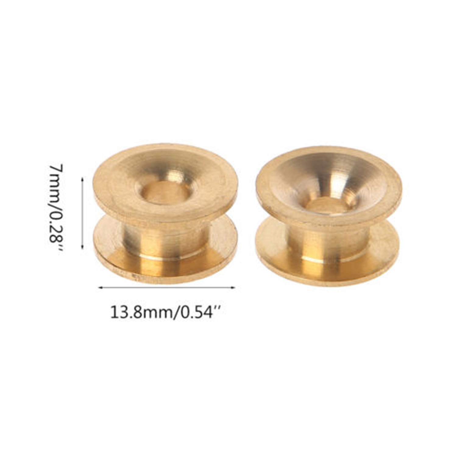 QDJUNE Universal Grass Trimmer Head Eyelets Sleeve Strimmer Cutter Parts Accessories Replacement Parts Pack of 6