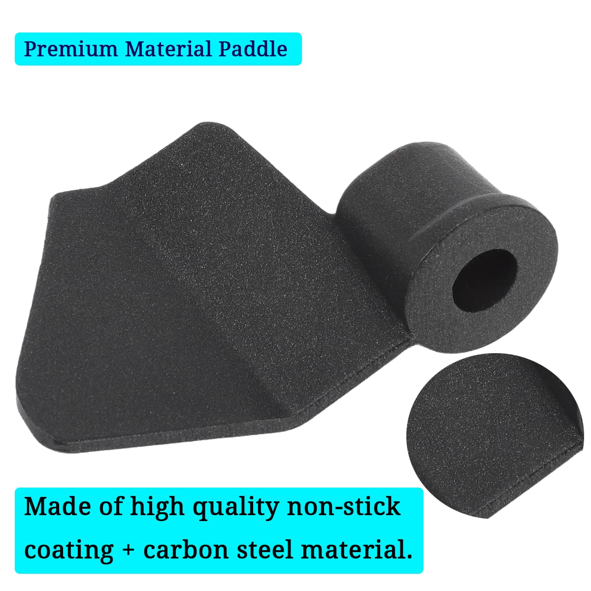 2 Pack Breadmaker Paddle,Bread Maker Blade Made of Non‑Stick Coating + Carbon Steel Material,Replacement Parts for Breadmaker Machine