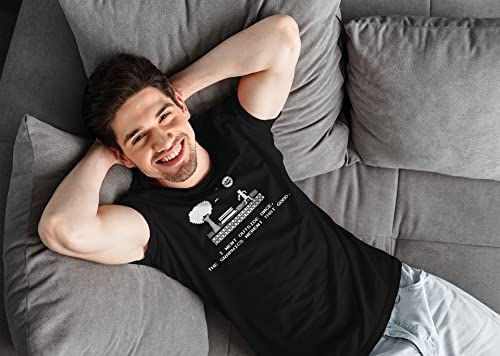 I Went Outside Once The Graphics Weren't That Good - Funny Gamer Shirt for Men - F/Maroon-Lg