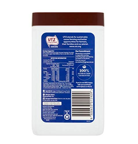 Woolworths Instant Chocolate Powdered Drink 400G - For a delicious hot chocolate that you can make in minutes, it has to be Woolworths Instant Chocolate Powdered Drink.