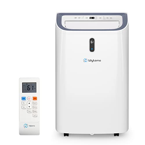 Wiytamo Portable Air Conditioners for Rooms Up to 700 Sq.Ft, 4-in-1 Portable AC Unit, Heater, Dehumidifier & Fan Mode, Remote Control, LED Display, Auto Swing, 14,000 BTU, White