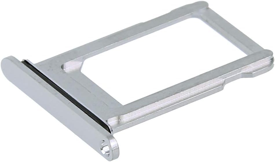 MMOBIEL SIM Card Slot Tray Holder Replacement Compatible with iPhone XR - 6.1 inch - 2018 - Incl. Rubber Gasket and Sim Pin - White