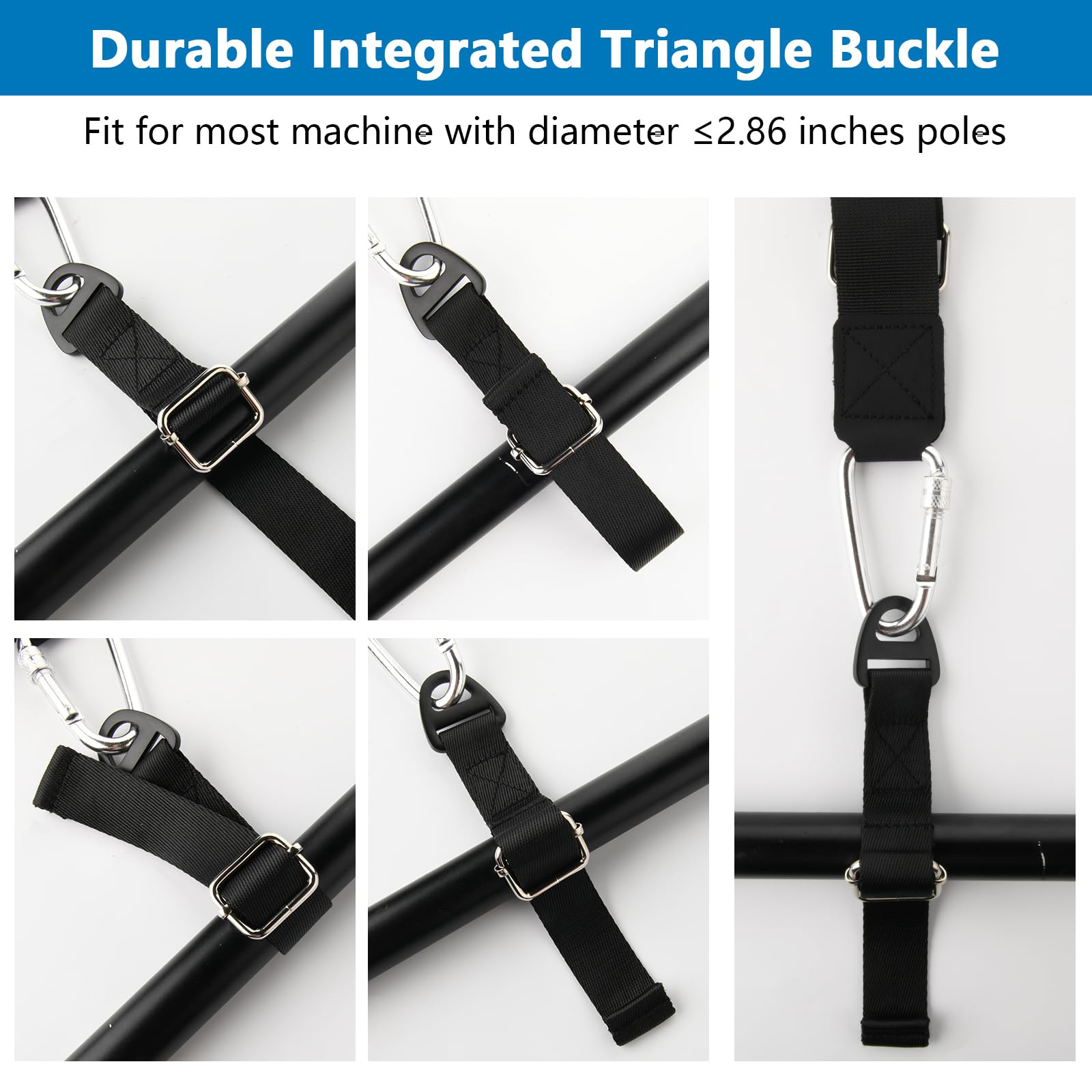 Shoulder Trimmer Strap, Blower Straps Strap, Weed Eater Strap, Easy Release Brush Cutter Harness Compatible with Greenworks/DEWALT/EGO String Trimmer, Leaf Blower, Shrub Trimmers & Snow Blower (Black)