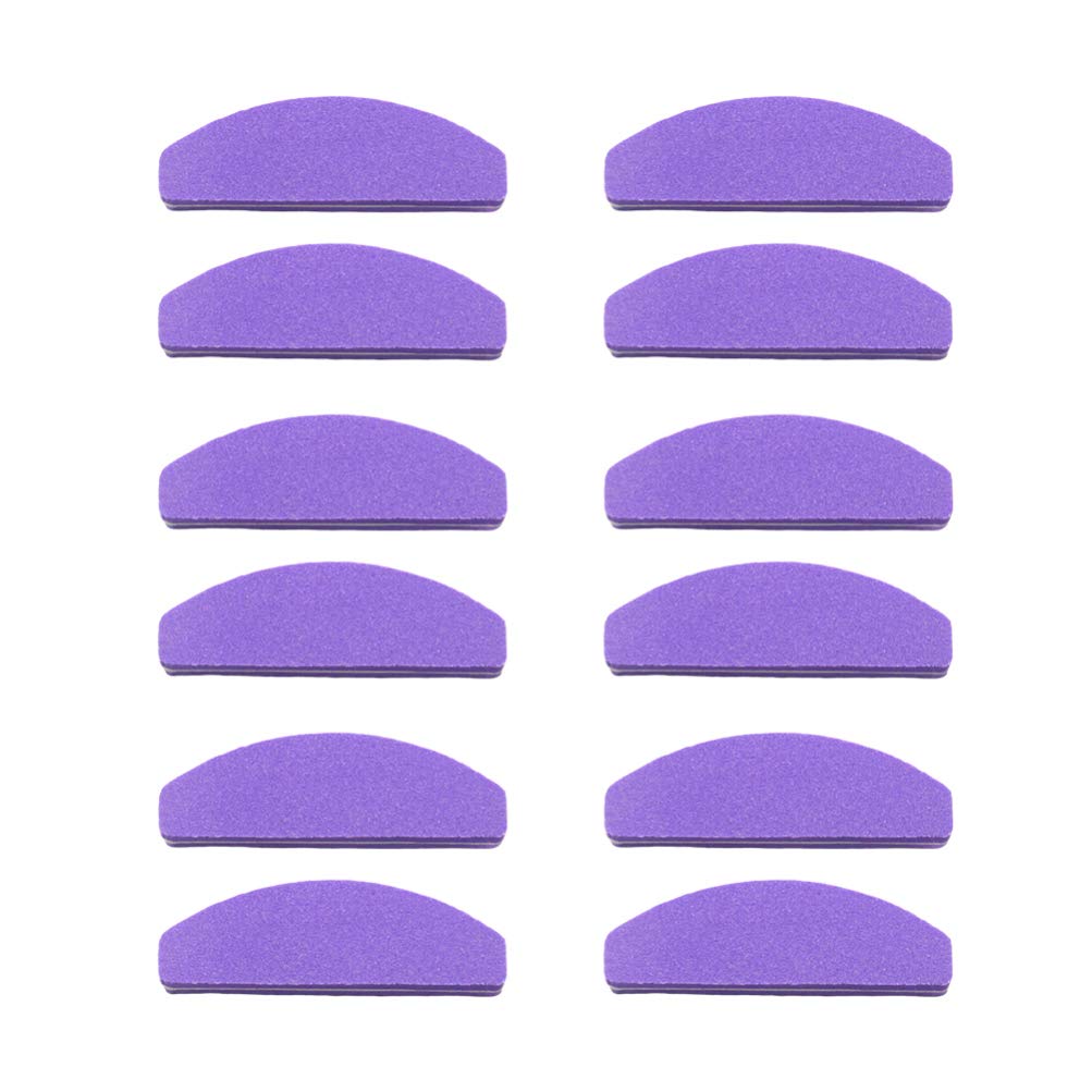 Beaupretty 20PCS nail file for acrylic nails nail sanding block pedicure nail buffer nail files Toenail File nail emery board False Nail File Fingernail File nail art tool bulk purple Remover