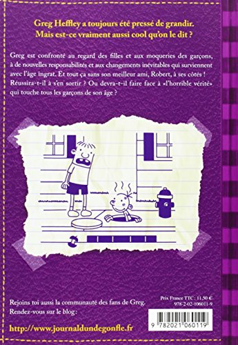 Journal d'un Degonfle Tome 5 - La verite toute moche - (Diary Of A Wimpy Kid in French) (French Edition)