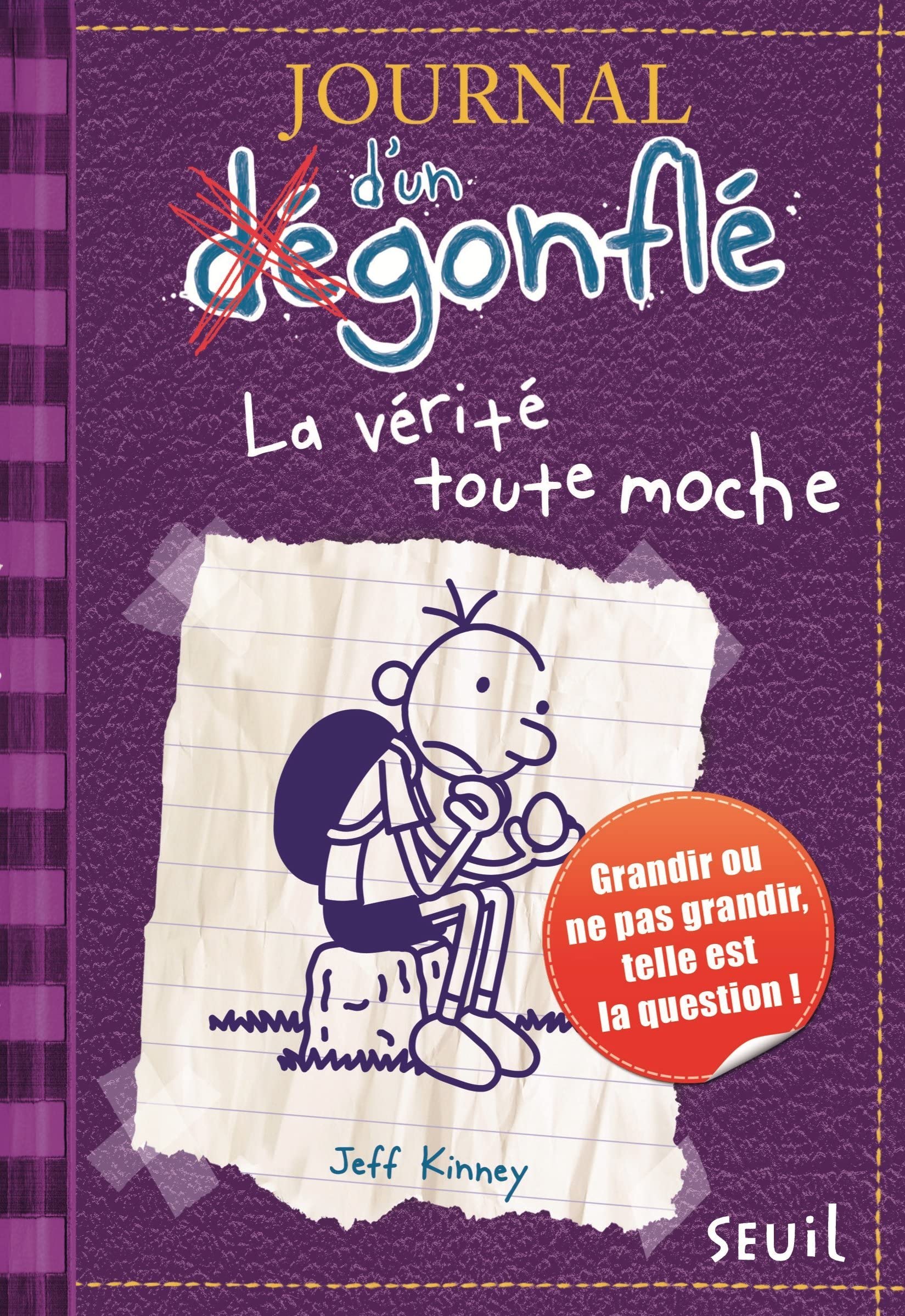 Journal d'un Degonfle Tome 5 - La verite toute moche - (Diary Of A Wimpy Kid in French) (French Edition)
