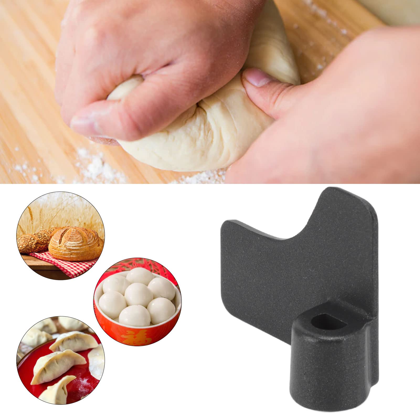 Bread Maker Paddle, Stainless Steel Bread Machine Paddle Non Stick Breadmaker Mixing Blade Stirring Paddle Replacement Part for Home Kitchen Breadmaker Machine(No. 3)