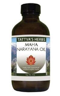 Maha Narayana Oil, Ayurveda Mahanarayana Oil for Muscle & Joint Support with Seseme Oil, Massage Oil for Massage Therapy, 4 oz Bottle, 25 Years of Premium Service