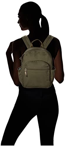 Vera Bradley Women's Cotton Small Backpack, Climbing Ivy Green, One Size