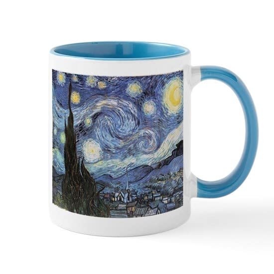 CafePress Van Gogh Starry Night Mug Ceramic Coffee Mug, Tea Cup 11 oz