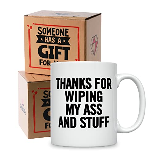 Mom or Dad Gift Bundle - Mother's Day Card - Father's Day Gift Mug - Gift Set for parents - Funny Mom, Dad Gift Pack - Parenting Gift for Men, Women - Mother Gift Idea