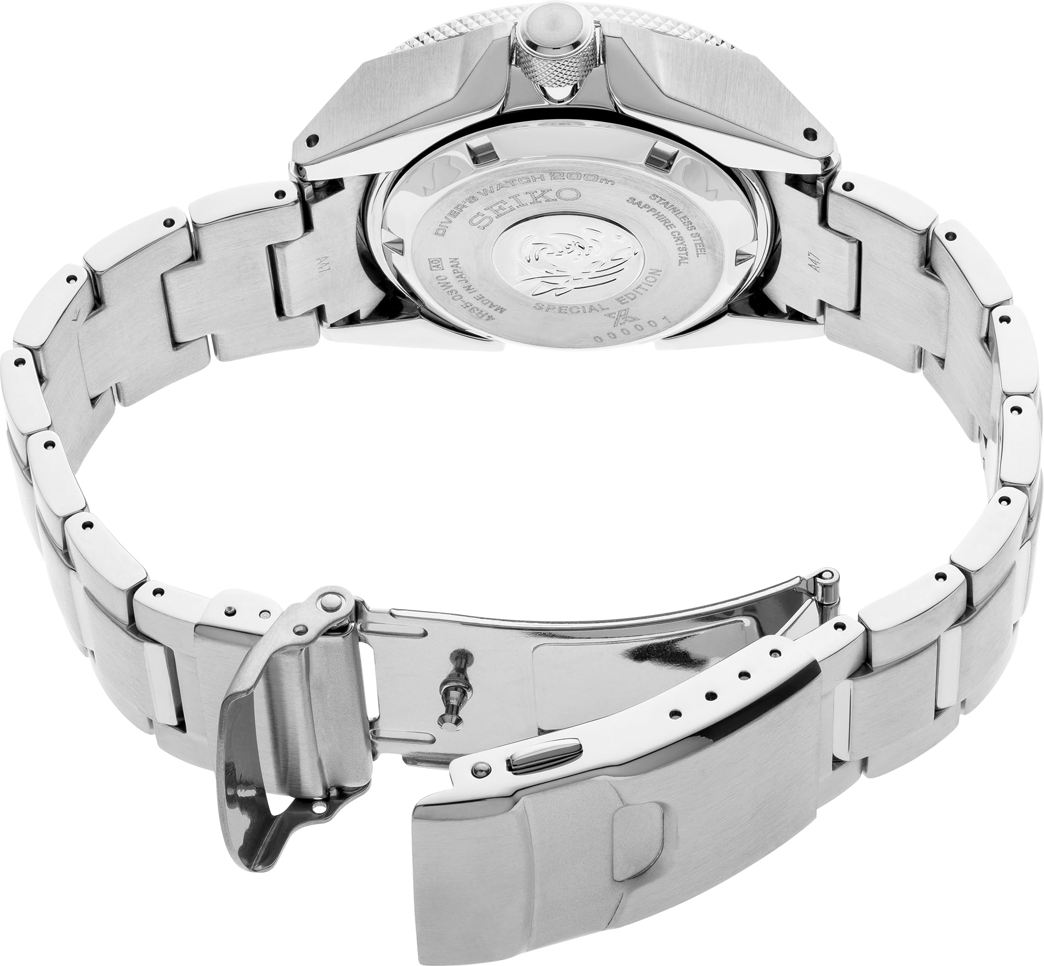 SEIKO SRPE33 Automatic Dive Watch for Men - Prospex Special Edition - LumiBrite Hands, Unidirectional Bezel - Water Resistant 200M