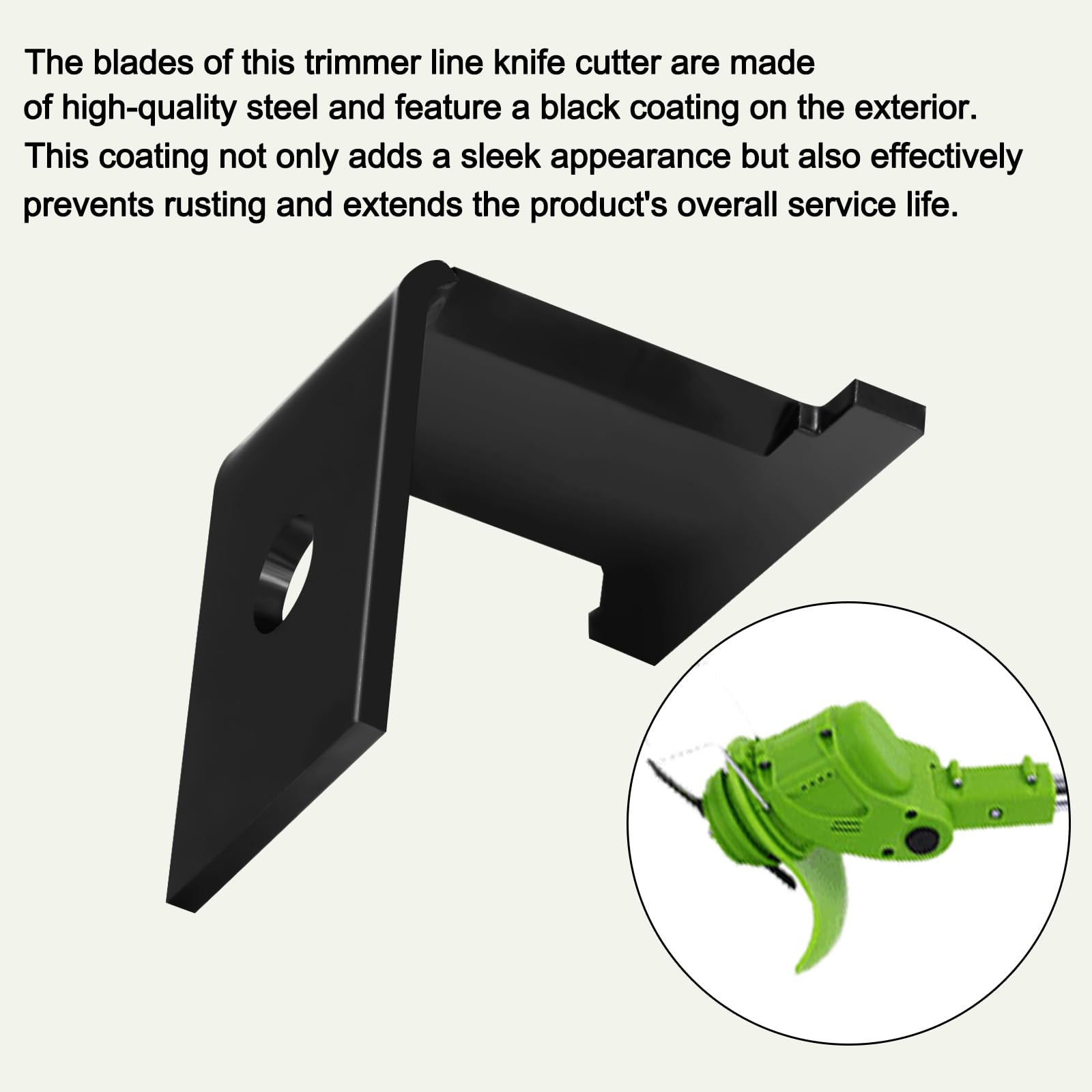 String Trimmer Line Cut-Off Blade Knife Cutter for Ryobi P20010A ONE+ 18V Lithium-Ion Cordless String Trimmer P2008A, ZRP2080, P2080, P20130, ZRP2008A, P108, P118 Trimmer Edger