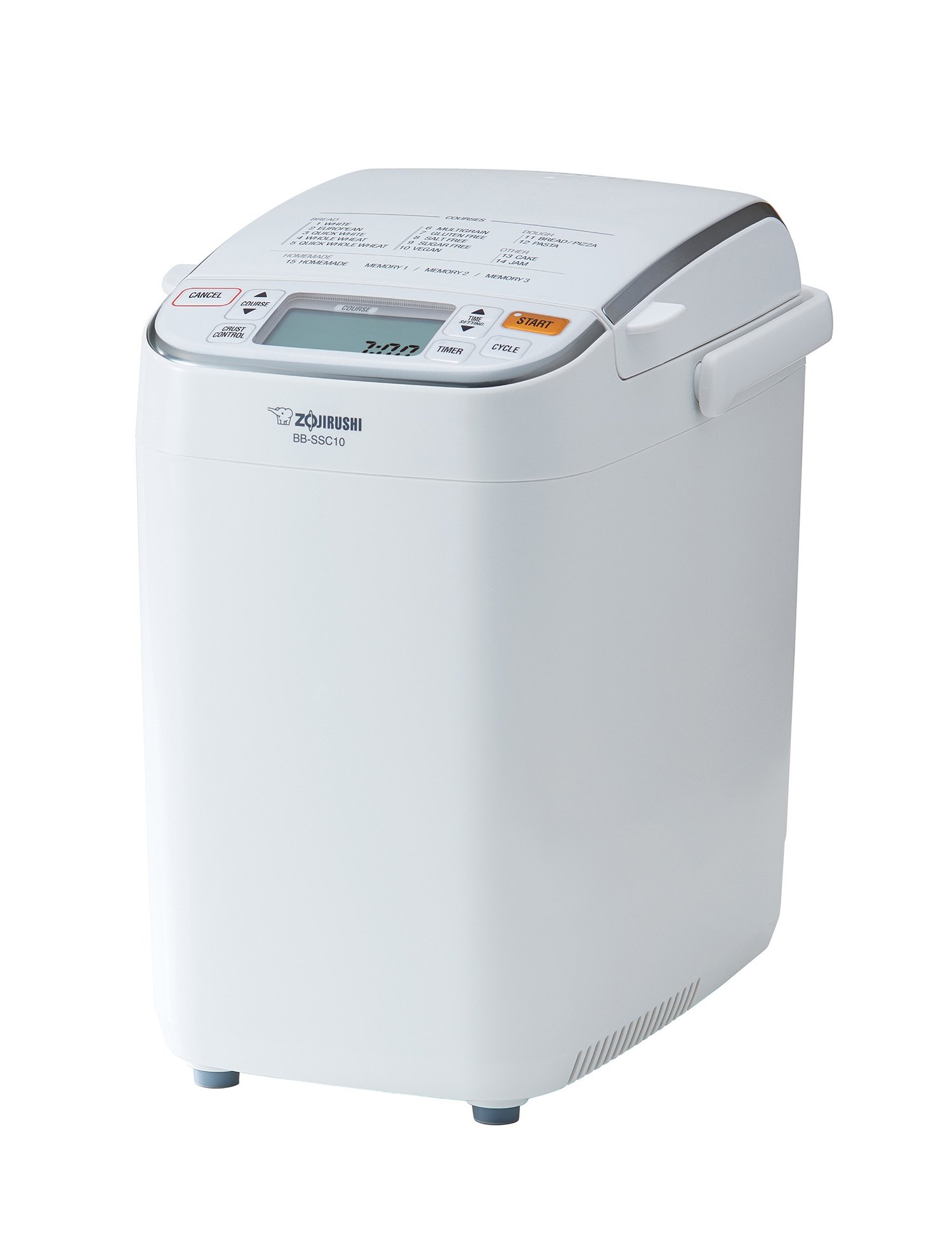 Zojirushi BB-PDC20BA Home Bakery Virtuoso Plus Breadmaker, 2 lb. loaf of bread, Stainless Steel/Black & BB-SSC10WZ Home Bakery Maestro Breadmaker, Premium White