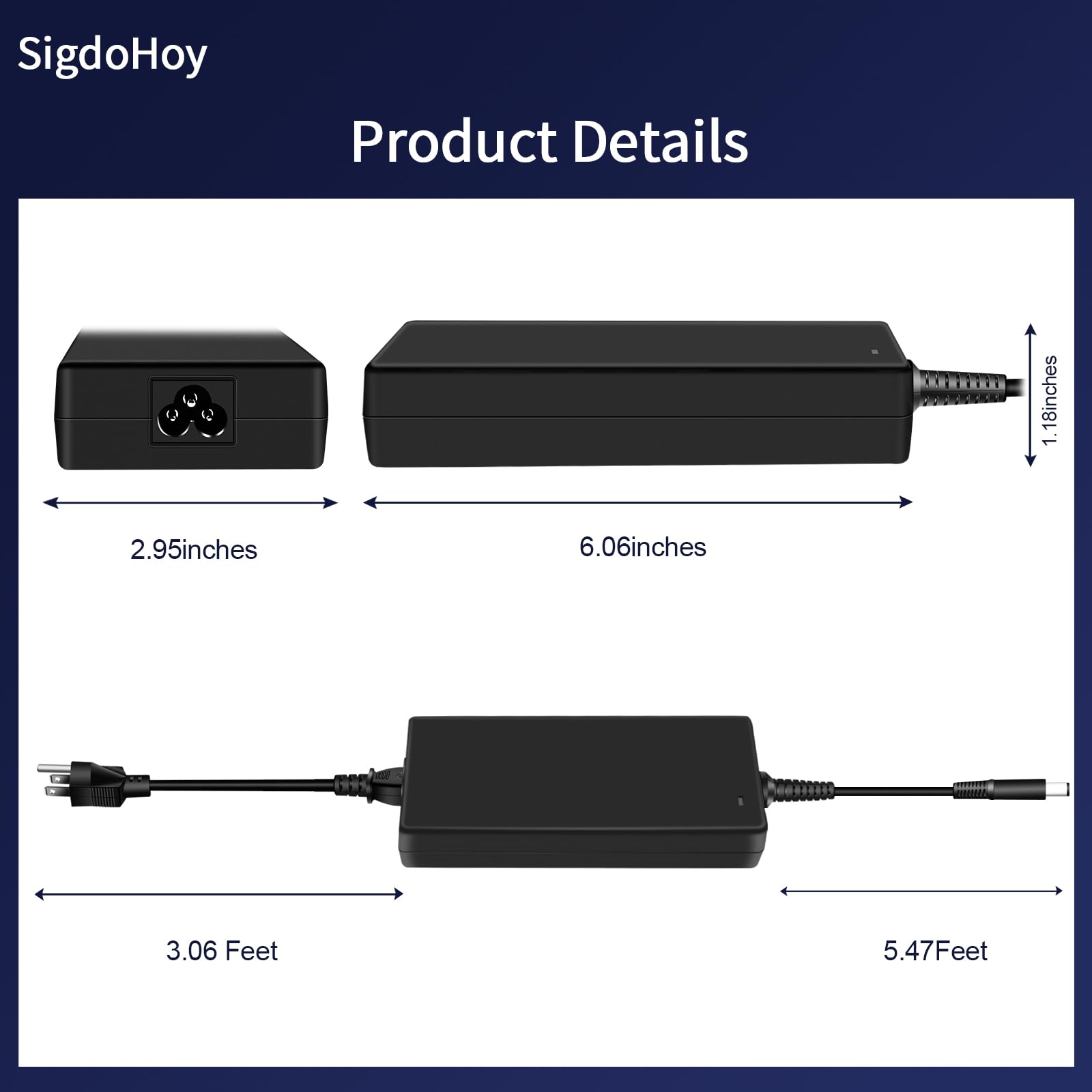 180W AC Charger for Dell G5 G7 G3 15 17 Precision 7670 7680 7770 7780 Alienware 15 17 R1 R2 R3 R4 R5 Gaming Laptop Power Adapter Supply Cord