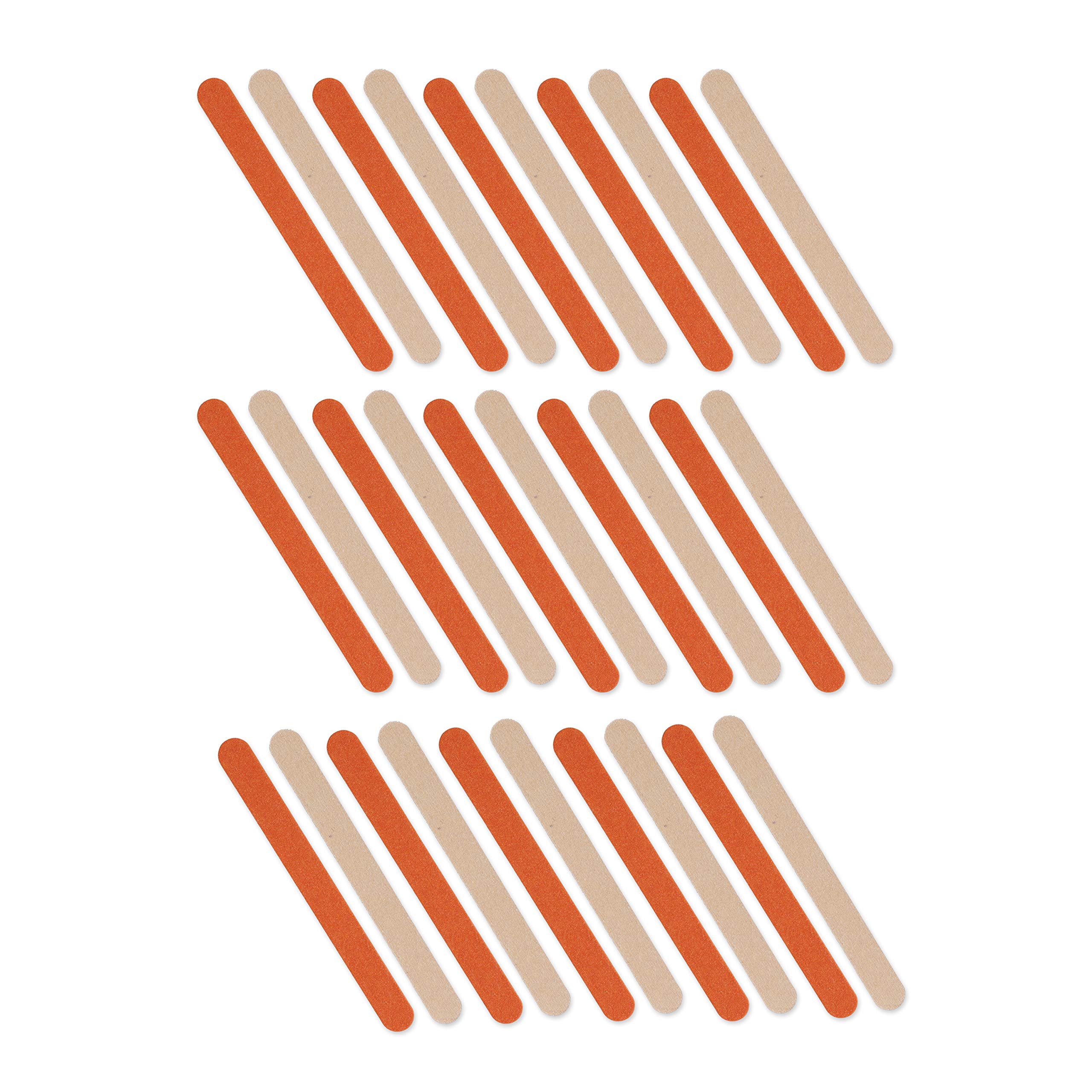 REFINE Emery Boards 120/150 Grit Nail Files, 30 Count