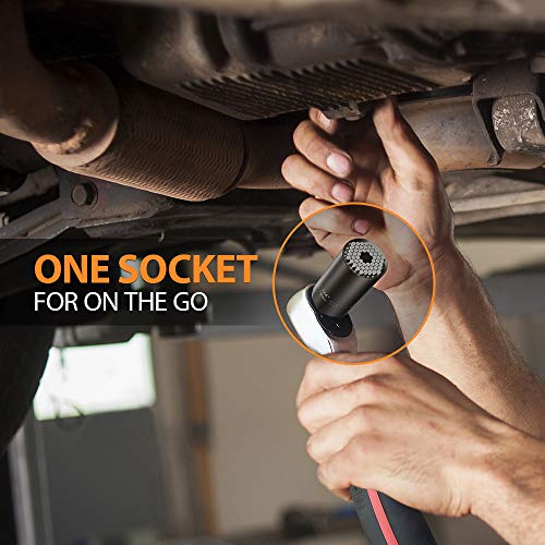 Universal Socket Tools Gifts for Men: Christmas Gifts Stocking Stuffers for Dad Boyfriend Husband Professional 7mm-19mm Tool Sets Power Drill Adapter Stuff Ideas Unique Cool Gadgets Birthday Gift