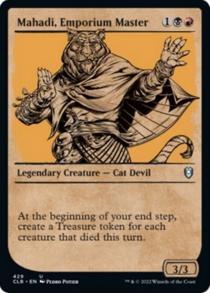 Magic: the Gathering - Mahadi, Emporium Master (429) - Showcase - Foil - Battle for Baldur's Gate