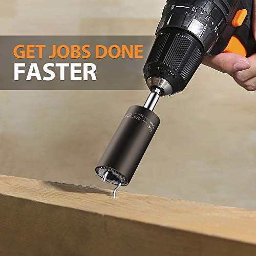 Universal Socket Tools Gifts for Men: Christmas Gifts Stocking Stuffers for Dad Boyfriend Husband Professional 7mm-19mm Tool Sets Power Drill Adapter Stuff Ideas Unique Cool Gadgets Birthday Gift