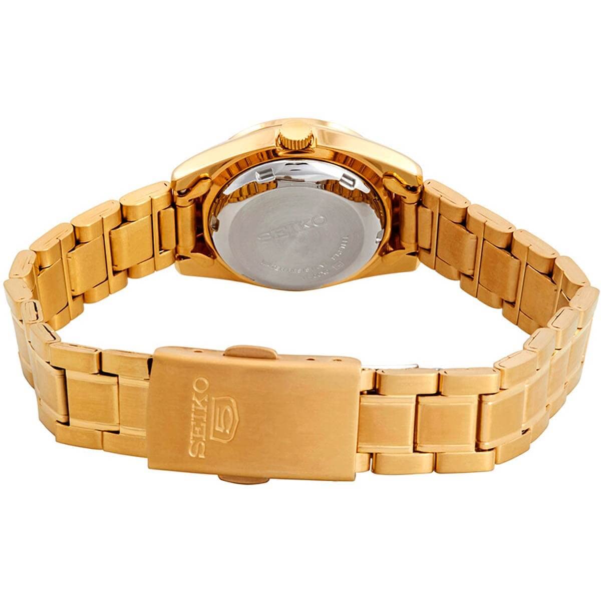 SEIKO Series 5 Automatic White Dial Ladies Watch SYMK30